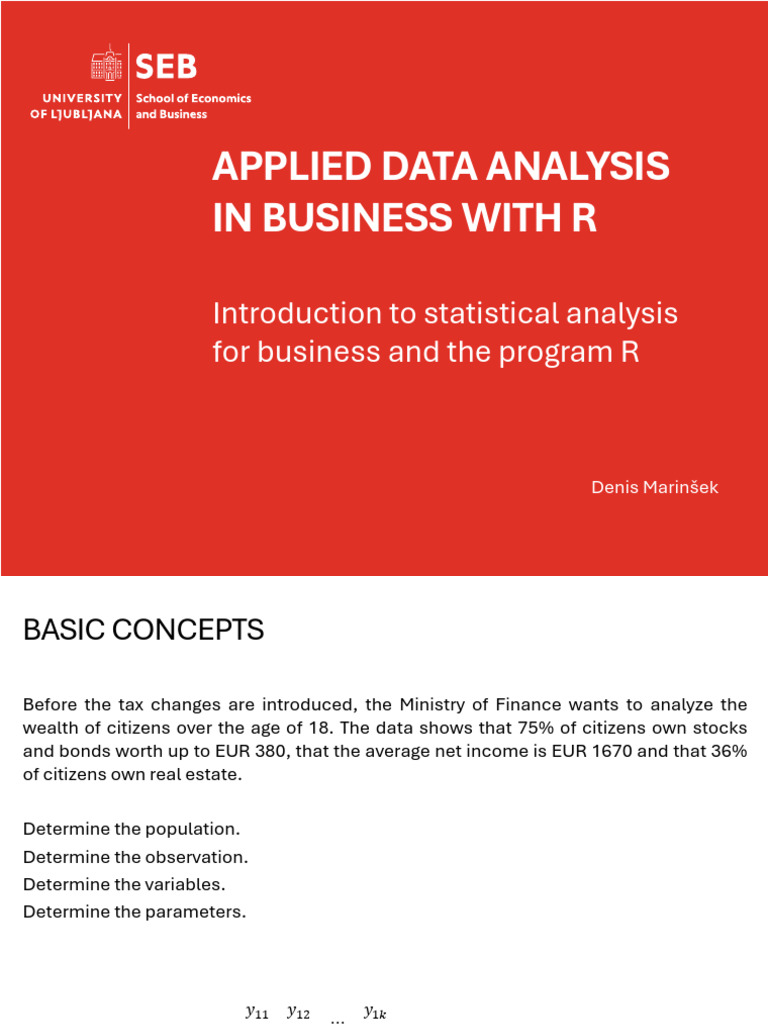 Lecture 1 | PDF | Statistics | Mode (Statistics)