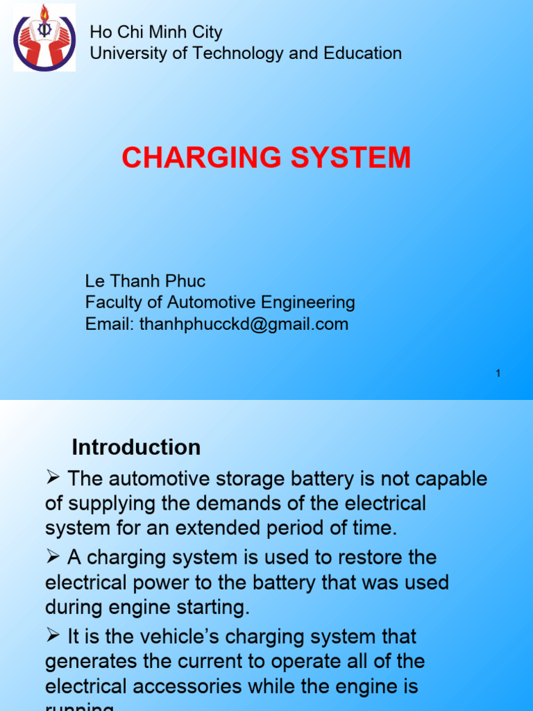 Chapter 4 - Charging System | PDF | Electric Generator | Alternating ...
