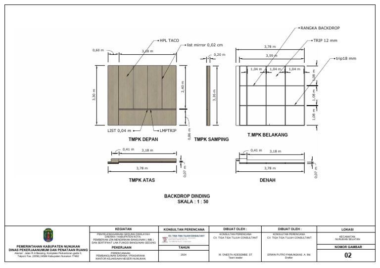 Backdrop Dinding No 2 | PDF