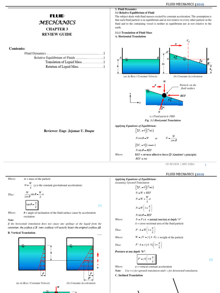 Fluid Mechanics Fluid Dynamics PDF | PDF | Classical Mechanics | Mass