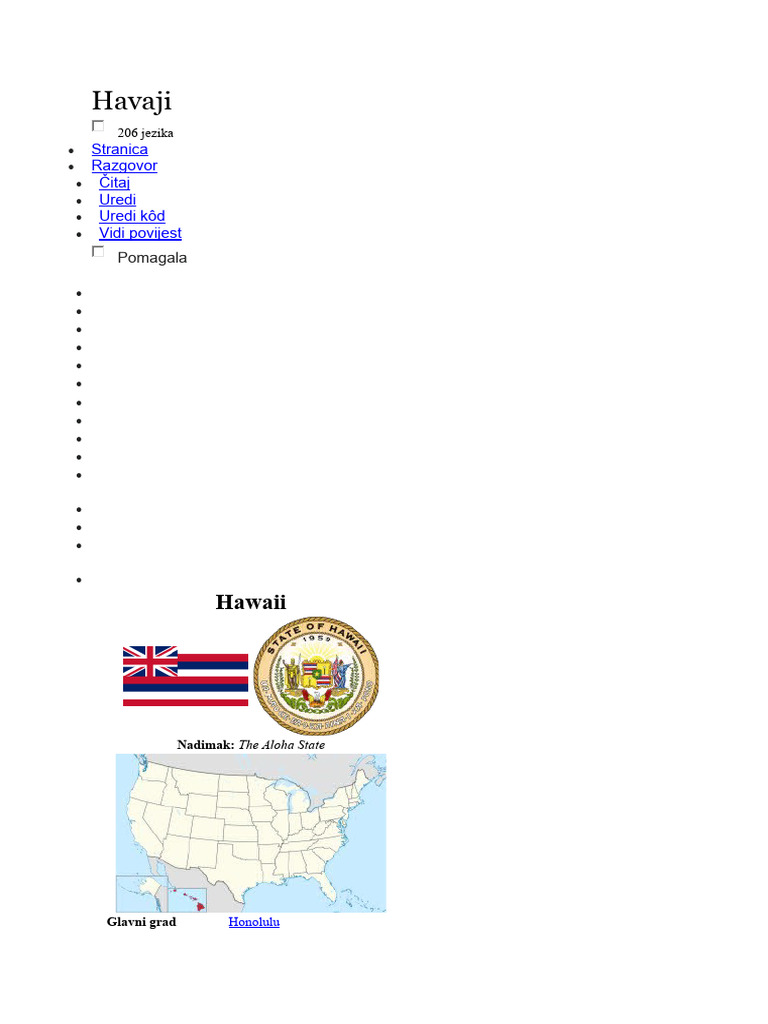 Havaji: Hawaii | PDF