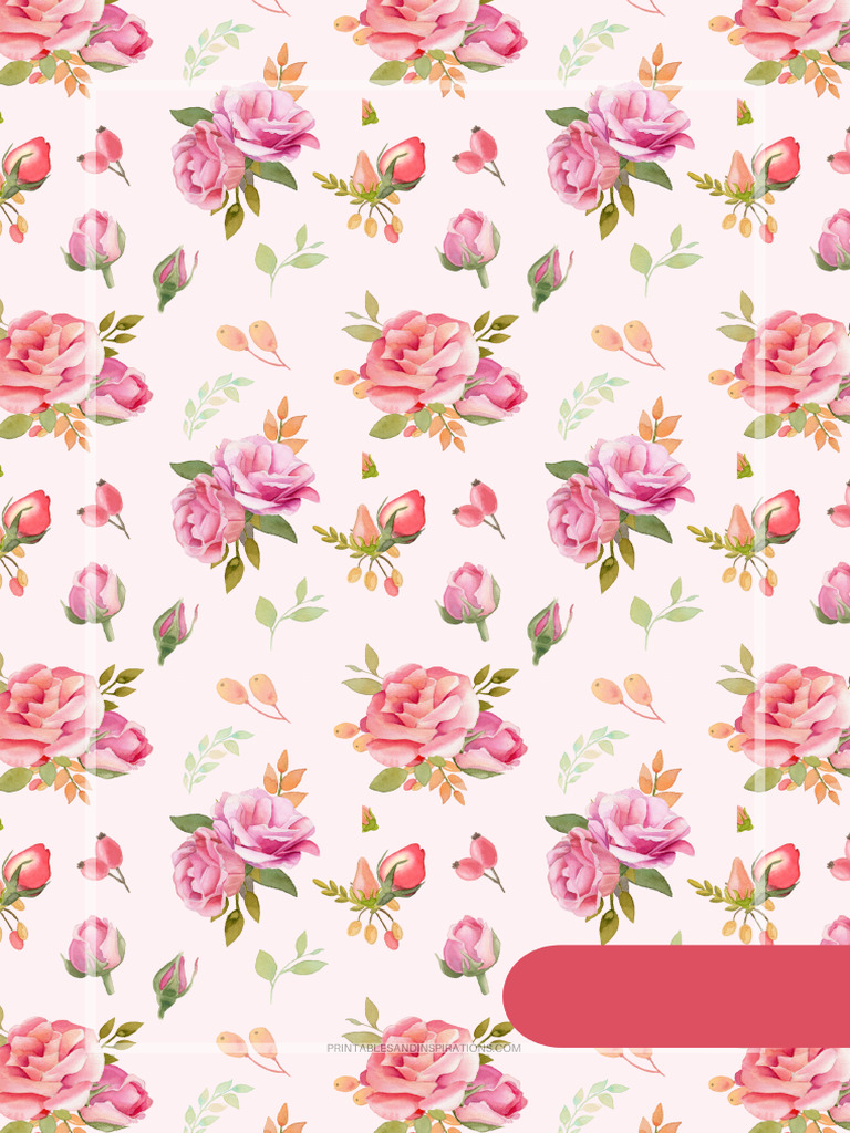 Red Summer Planner Template | PDF