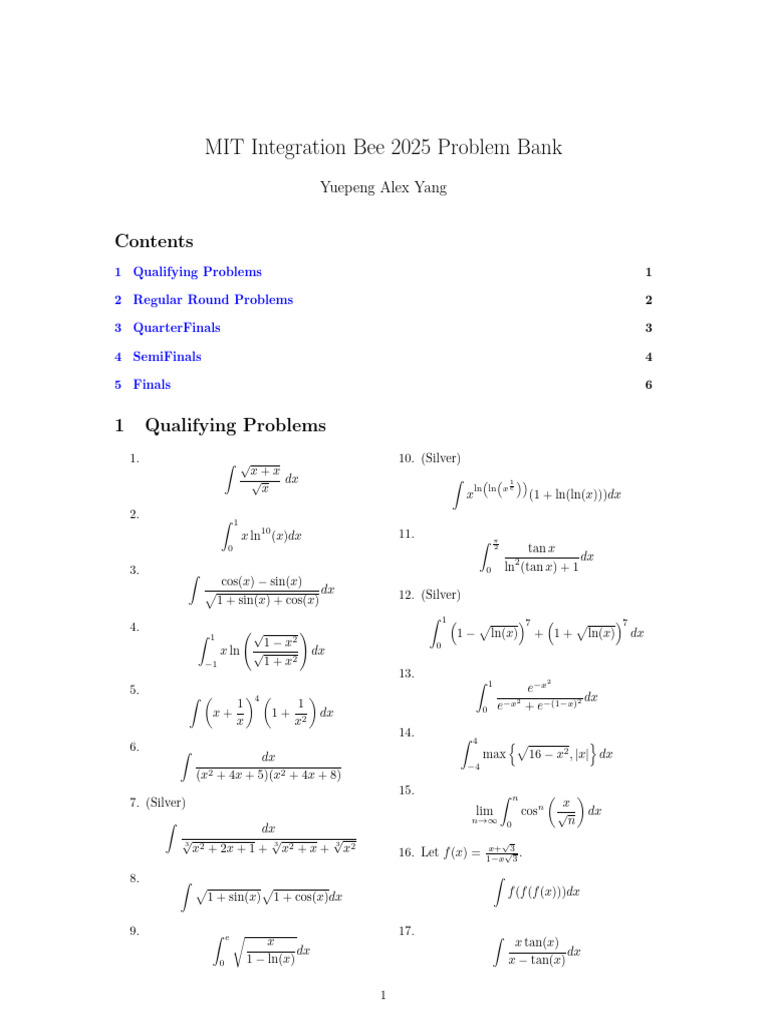 MIT Int Bee 2025 Mock Problems | PDF | Functions And Mappings | Euclidean Geometry