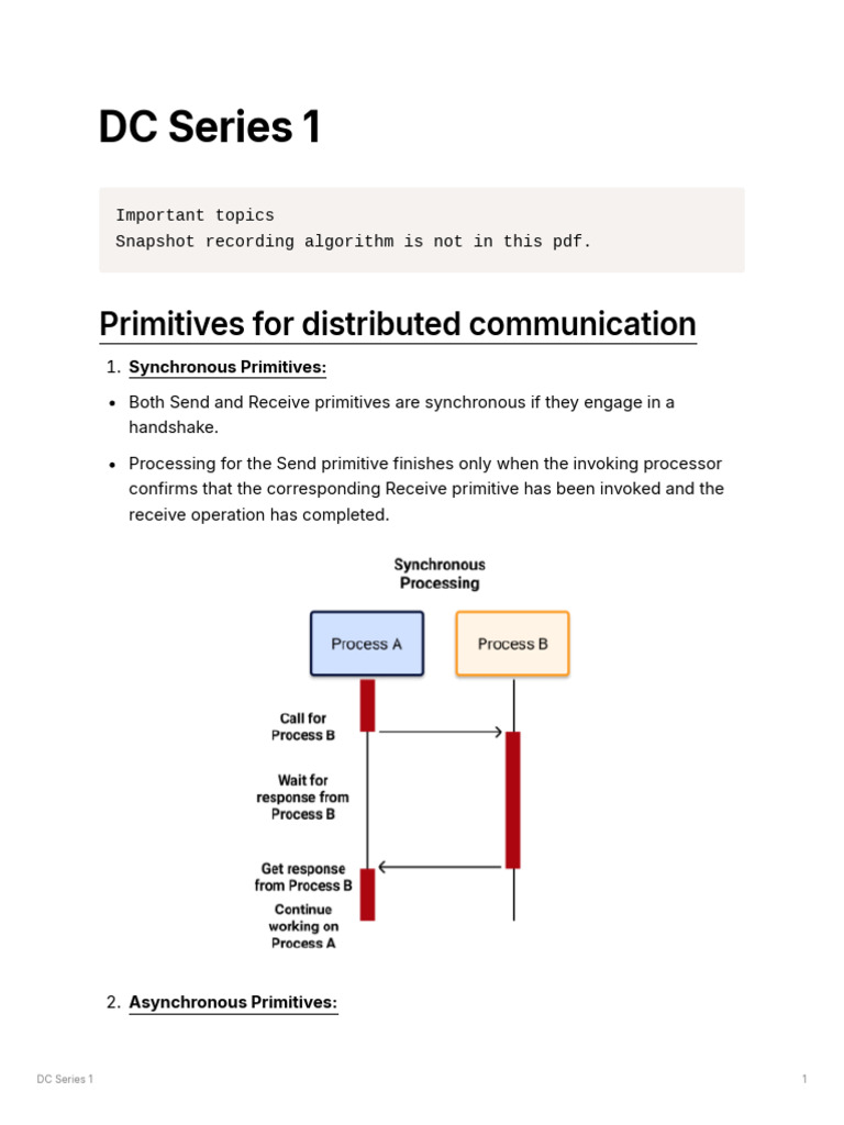 MJF Distributed Computing Series 1 | PDF | Distributed Computing | Replication (Computing)