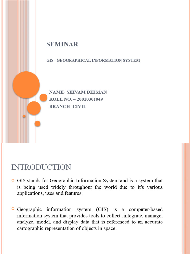 Gis Geographical Information System Pdf Geographic Information