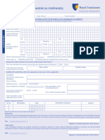 CIC Outpatient Claim Form | PDF | Medical Diagnosis | Diseases And ...