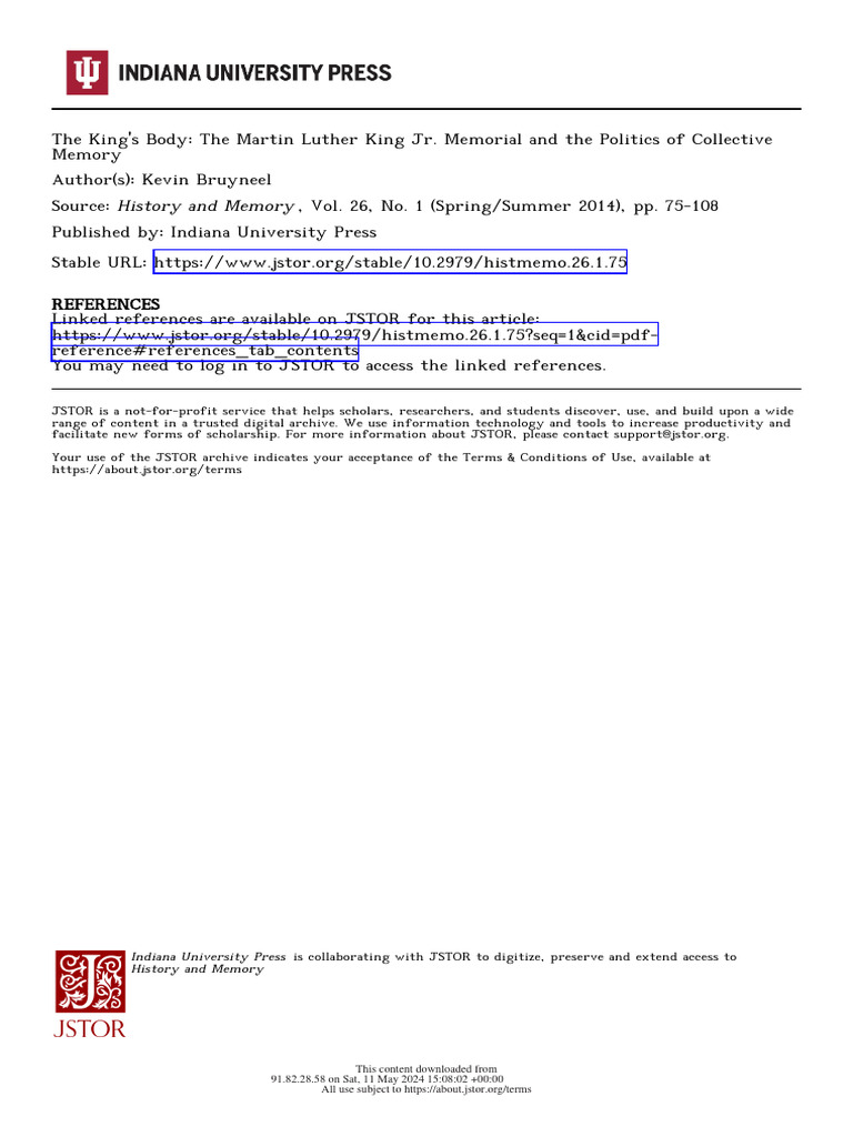 Bruyneel KingsBodyMartin 2014 | PDF | Republican Party (United States ...
