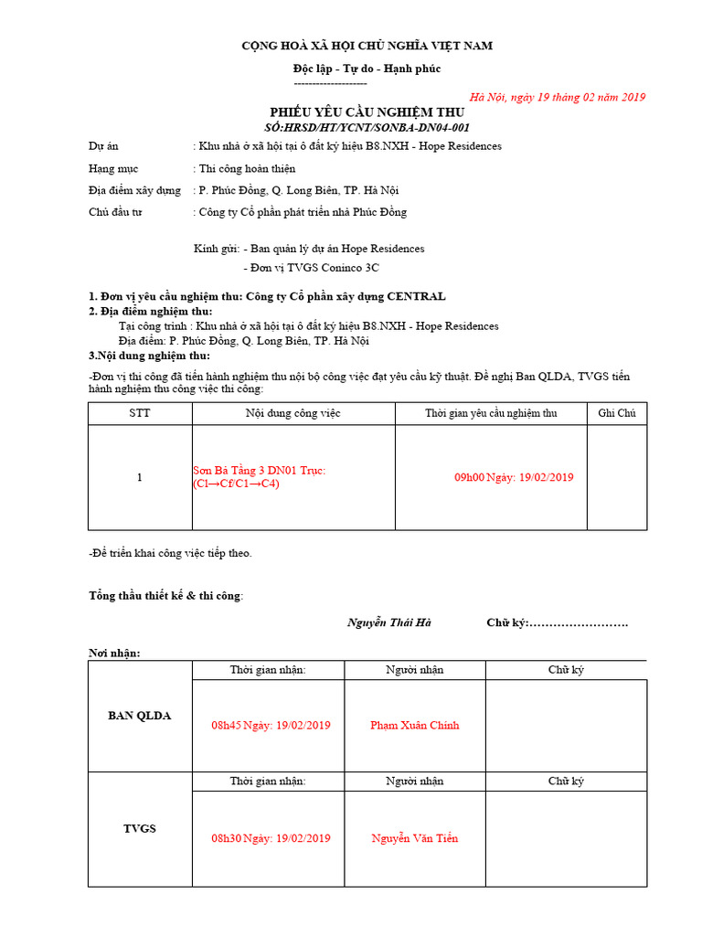 BBNT Sơn bả-DN04 | PDF