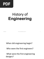 Evolution of Engineering: Past to Present | PDF | Engineering | Machines
