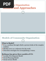 Rothman's Model of Community Organization | PDF | Community | Needs ...