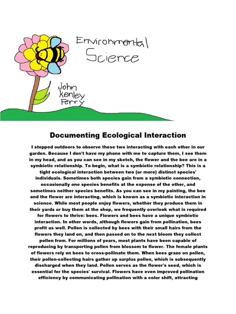 Documenting Ecological Interaction | PDF