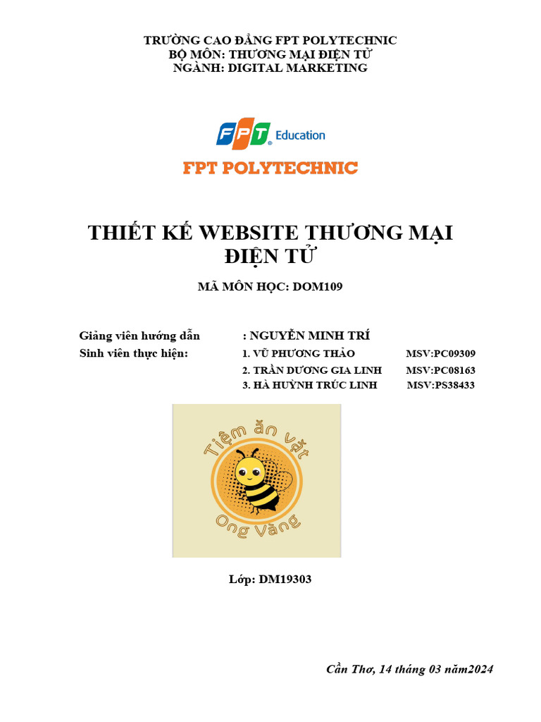Dom109 Dm19303 Tranduonggialinh Pc08163 Asm | PDF