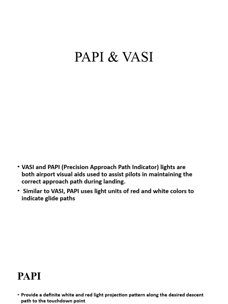 Papi & Vasi | PDF | Aviation Safety | Aviation