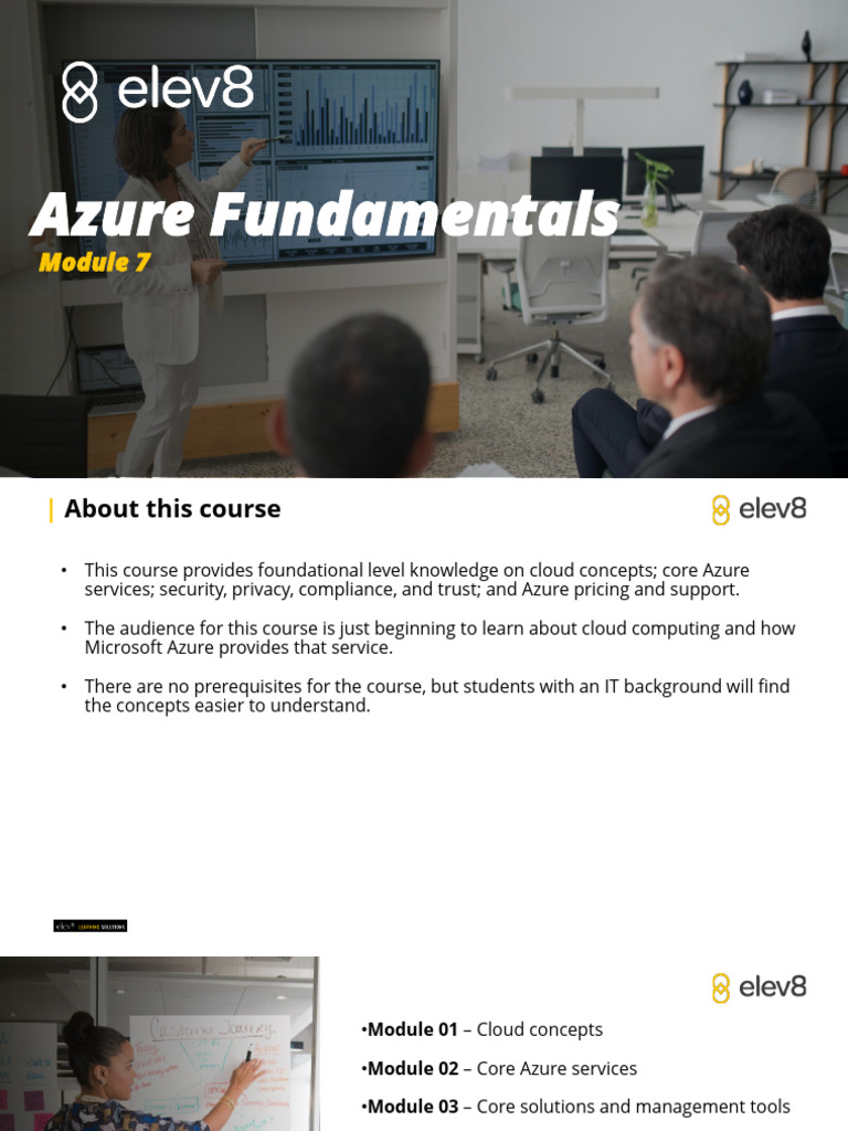 Azure Fundamentals Course Overview | PDF | Cloud Computing | Microsoft ...