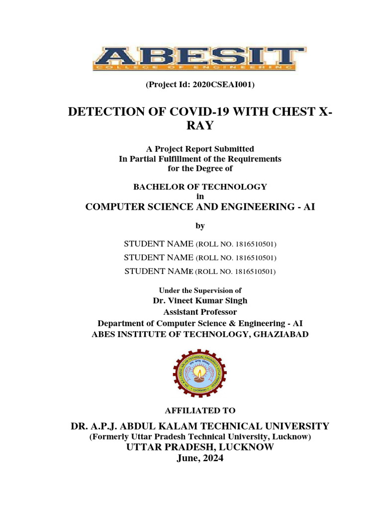 Project Report Sample - 2024 - AI | PDF | Artificial Neural Network ...
