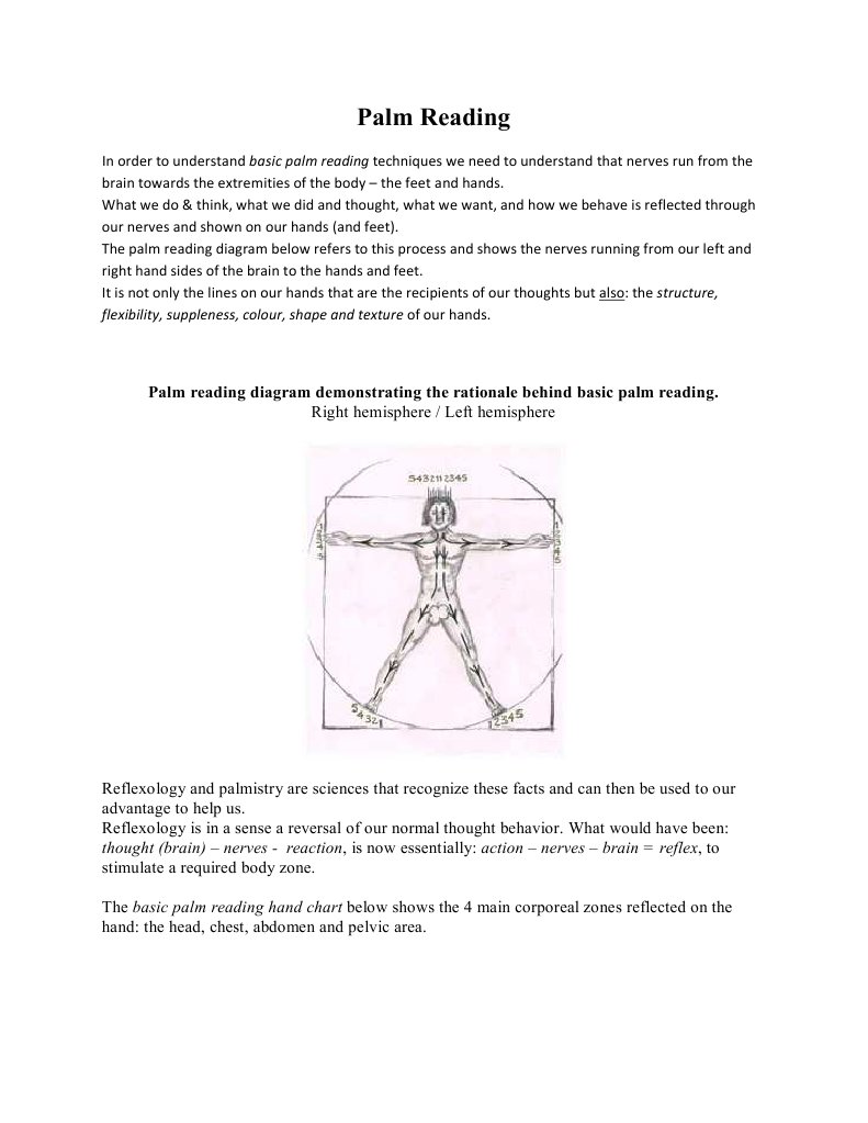 Palm Reading | PDF | Hand | Nature
