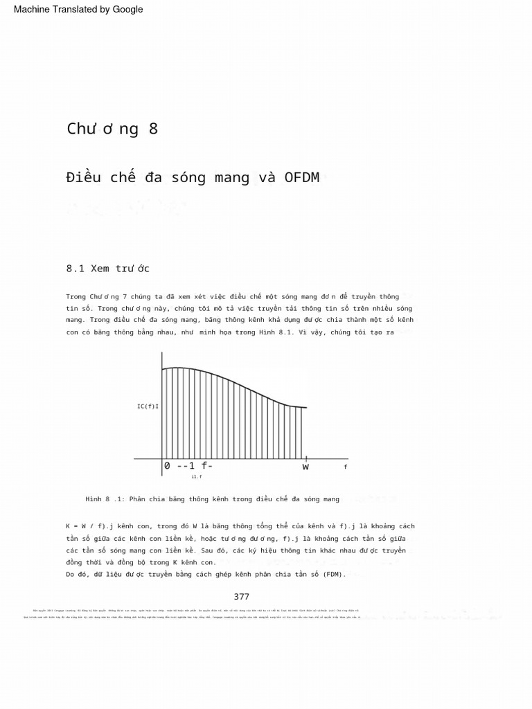 Chap8 - Multicarrier Modulation and OFDM (Dịch) | PDF