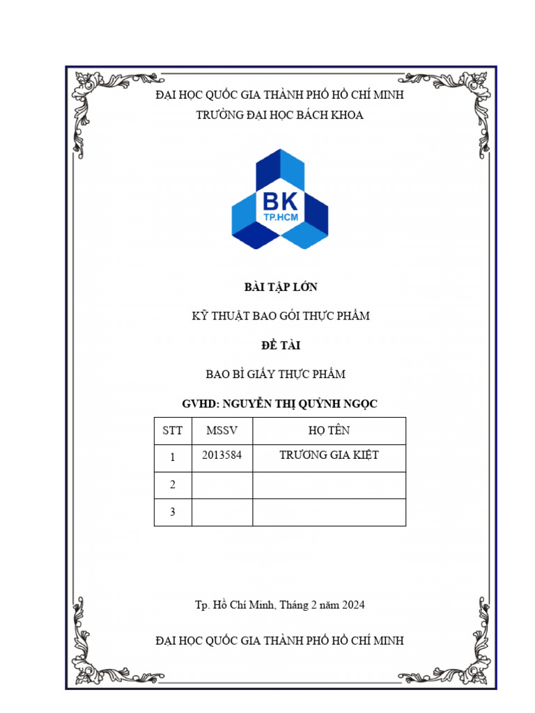 BTL BAO BÌ GIẤY | PDF
