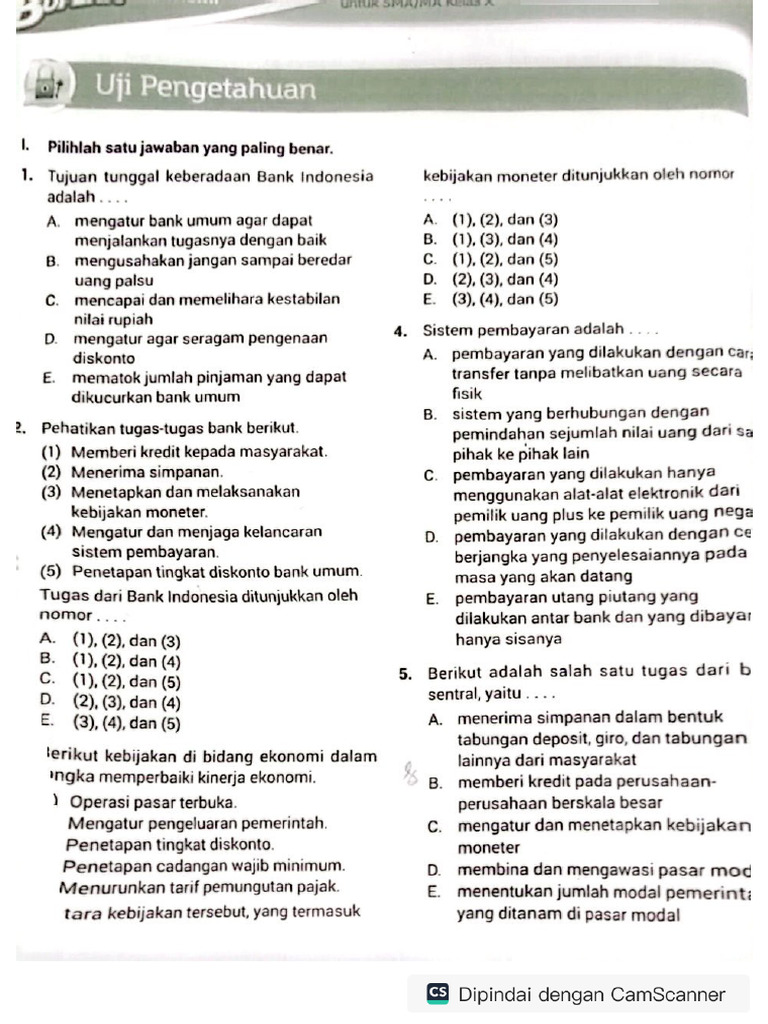 latihan soal Eko(1) | PDF