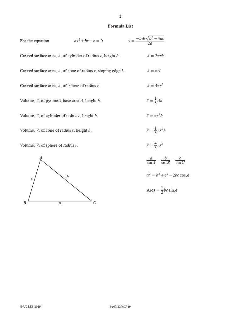 Homework 2019 MJ 2 | PDF | Area | Sphere