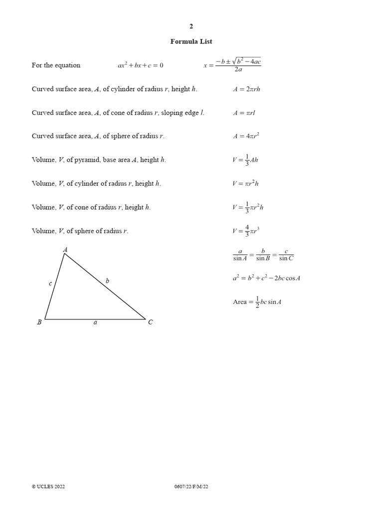Math P2 1 2022 Mar | PDF | Area | Sphere