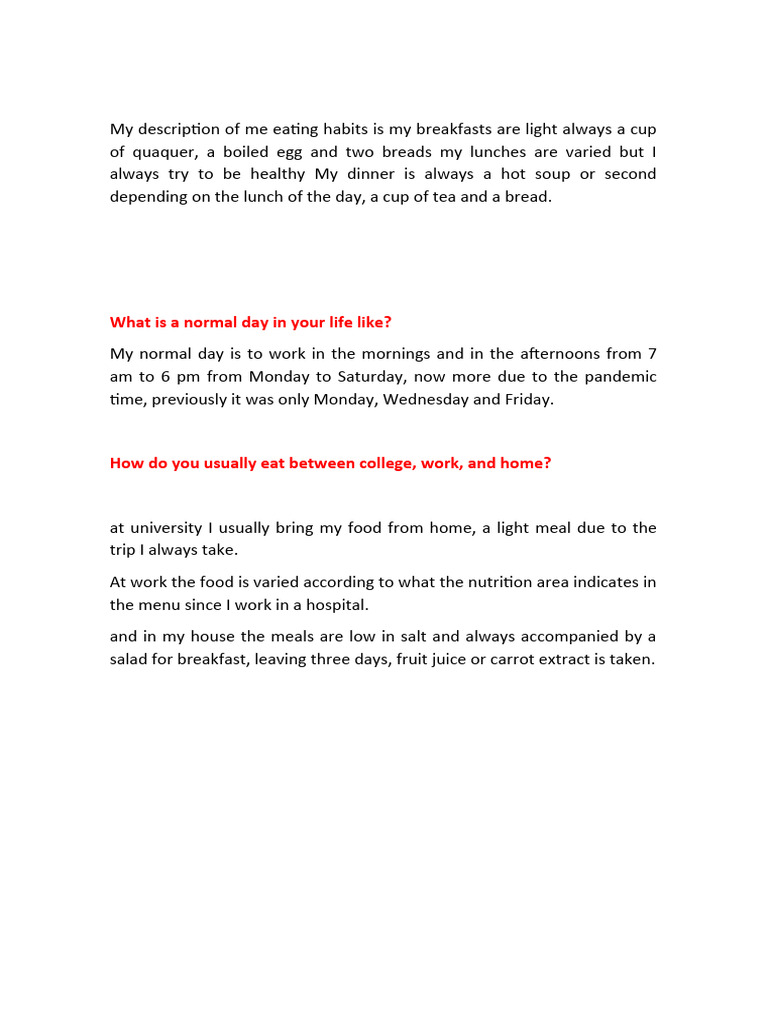 (ACV-S01) Homework - Food Blog | PDF