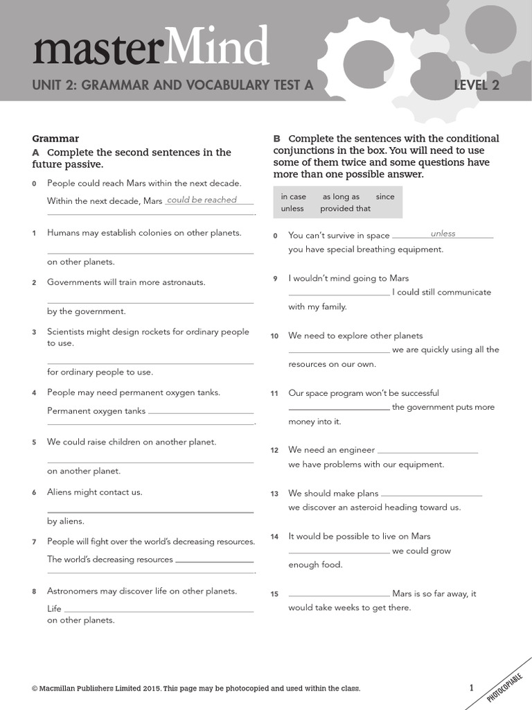 Unit 2 Grammar & Vocabulary Test | PDF | Social Media | Popular Culture ...