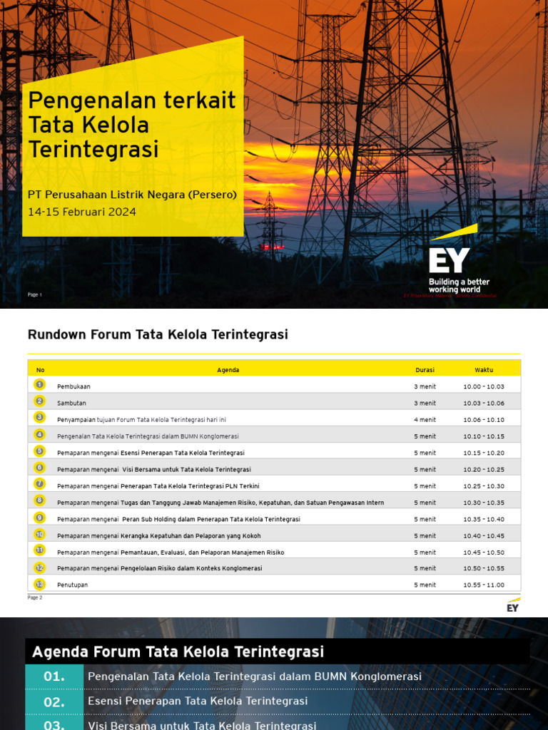 Pengenalan Terkait Tata Kelola Terintegrasi | PDF