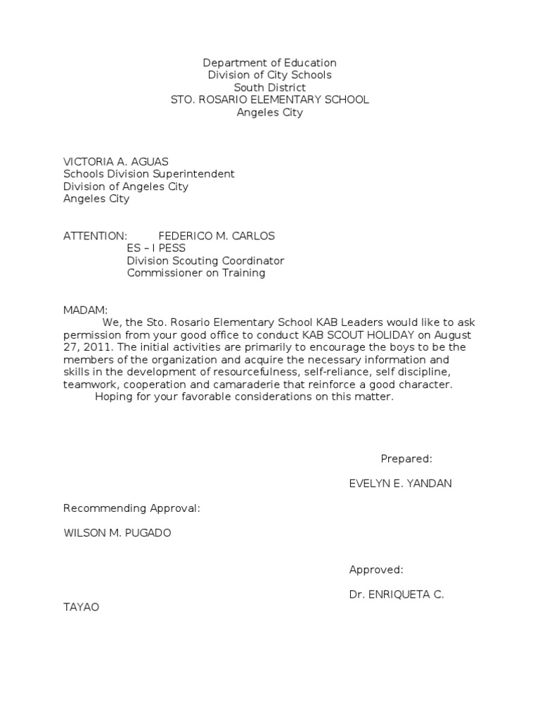 BSP Letters | PDF | Scouting