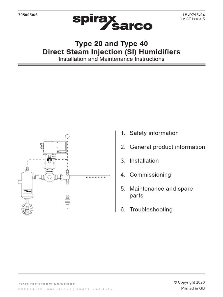 Type - 20 - 40 IM P795 04 EN | PDF | Valve | Duct (Flow)