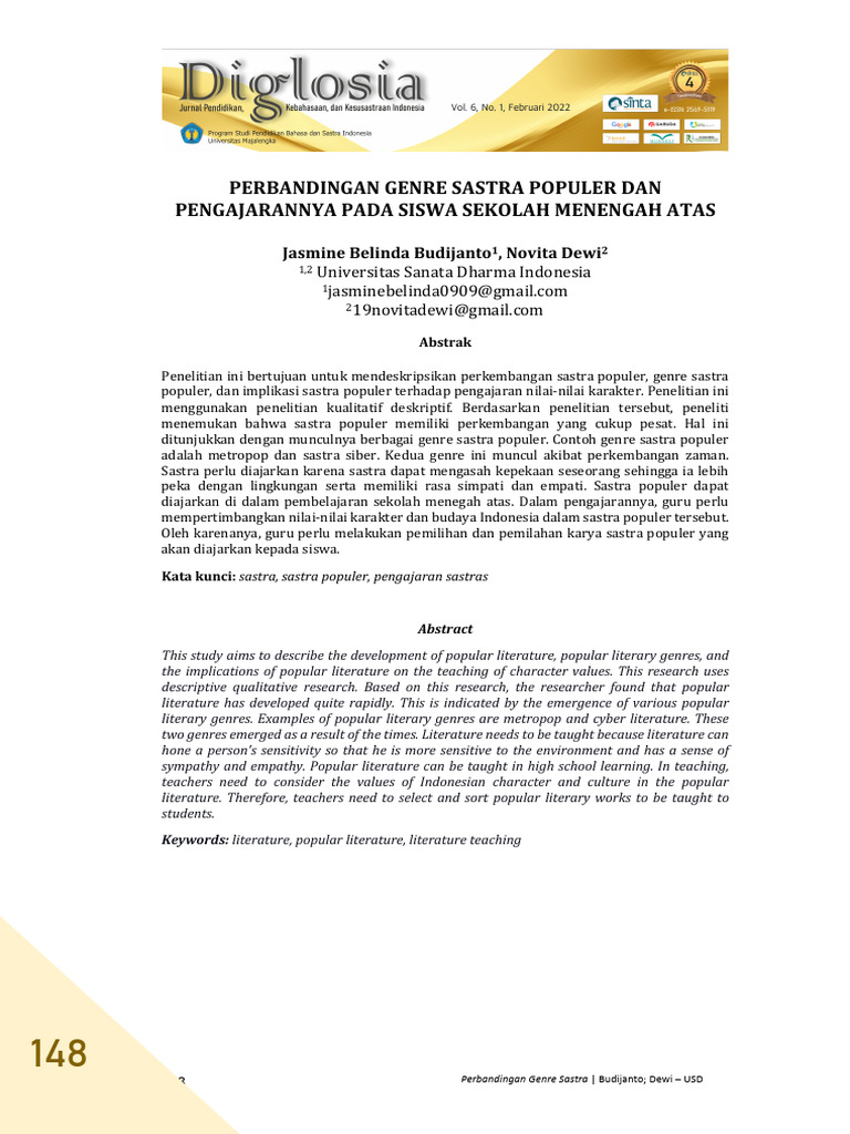 8176 Perbandingan-Jasmin 20212 | PDF | Fiksi Umum