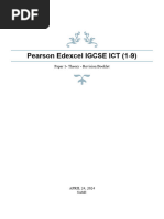 Edexcel IGCSE ICT Revision Notes | PDF | Dvd | Random Access Memory
