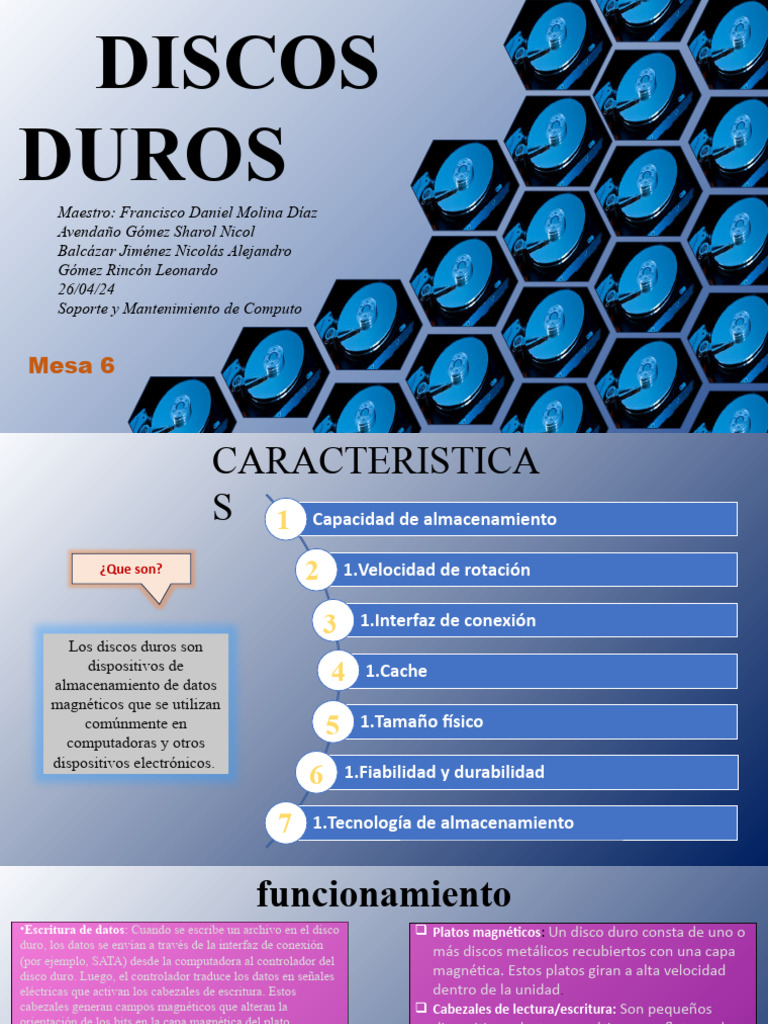 Presentacion Soportewetfwetg | PDF | Disco duro | Unidad de estado sólido