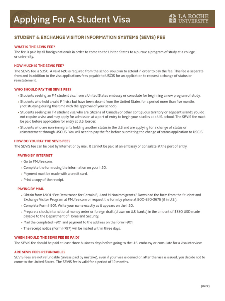 Applying For A Student Visa D1 | PDF | Travel Visa | Passport