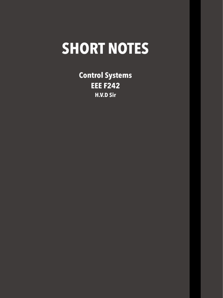 Control Systems | PDF | Laplace Transform | Applied Mathematics Control Systems | PDF | Laplace Transform | Applied Mathematics