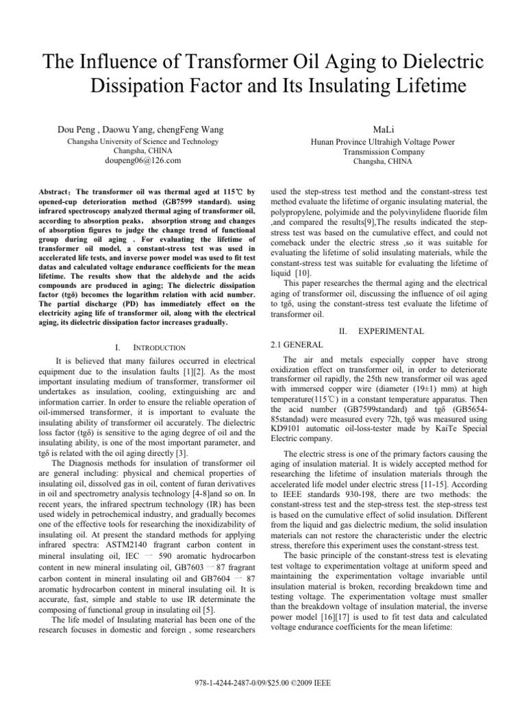 Appeec 2009 4918887 | PDF | Insulator (Electricity) | Transformer
