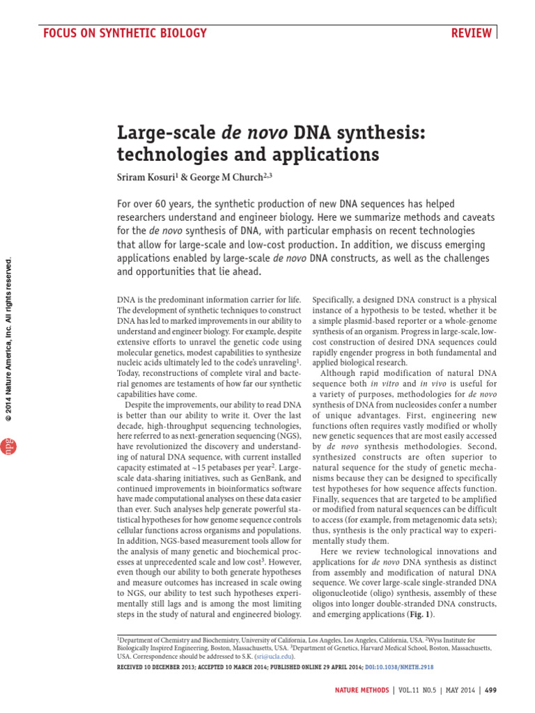 nmeth.2918 | PDF | Dna Sequencing | Oligonucleotide