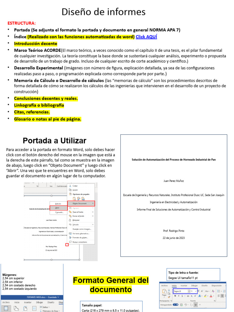 Nuevo Formato Informes Norma Apa 7 | Descargar gratis PDF | Comillas ...