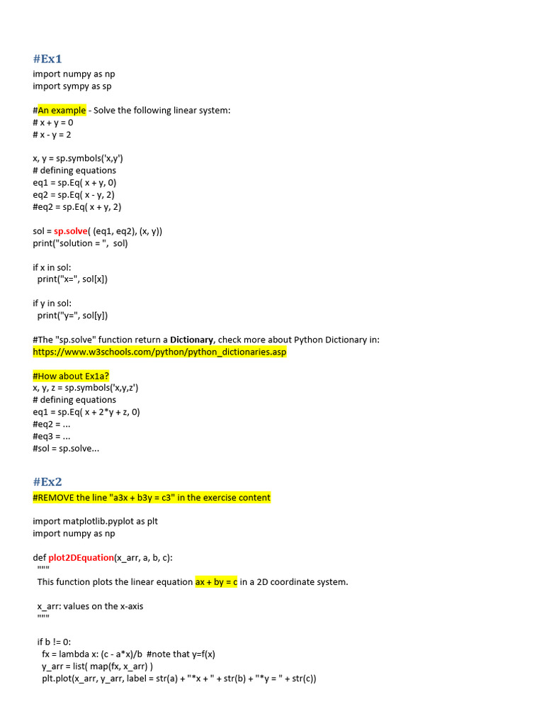 Lab4 5 Guide | PDF | Matrix (Mathematics) | Applied Mathematics