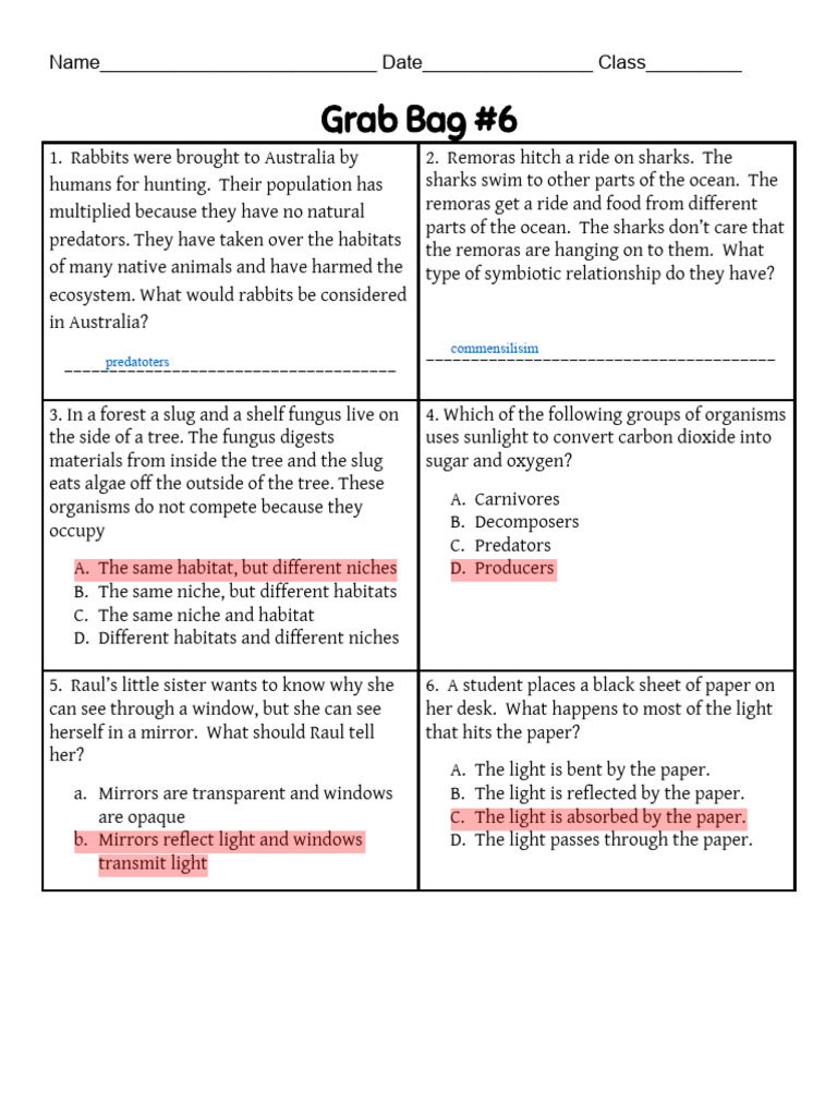 Blake Behymer - Grab Bag #6.pdf - Kami | PDF | Light | Habitat