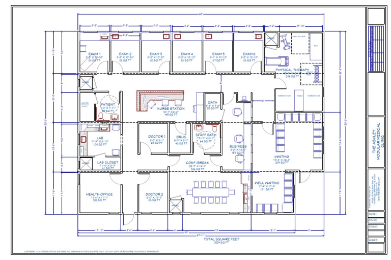 Modular Medical Clinic Layout Plan | PDF | Health Care | Social Programs