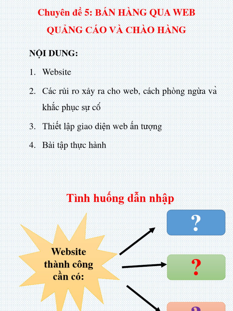 C5 - Bán Hàng Qua Web | PDF