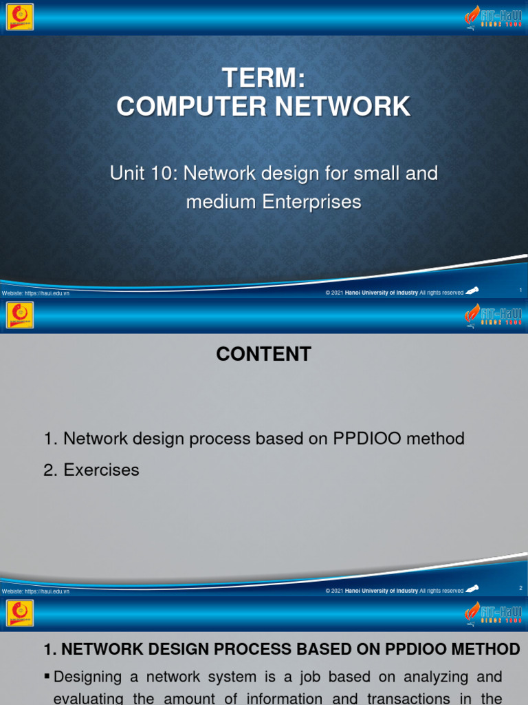 Unit 10 - Network Design For Small and Medium Enterprises | PDF | Computer Network | Computing