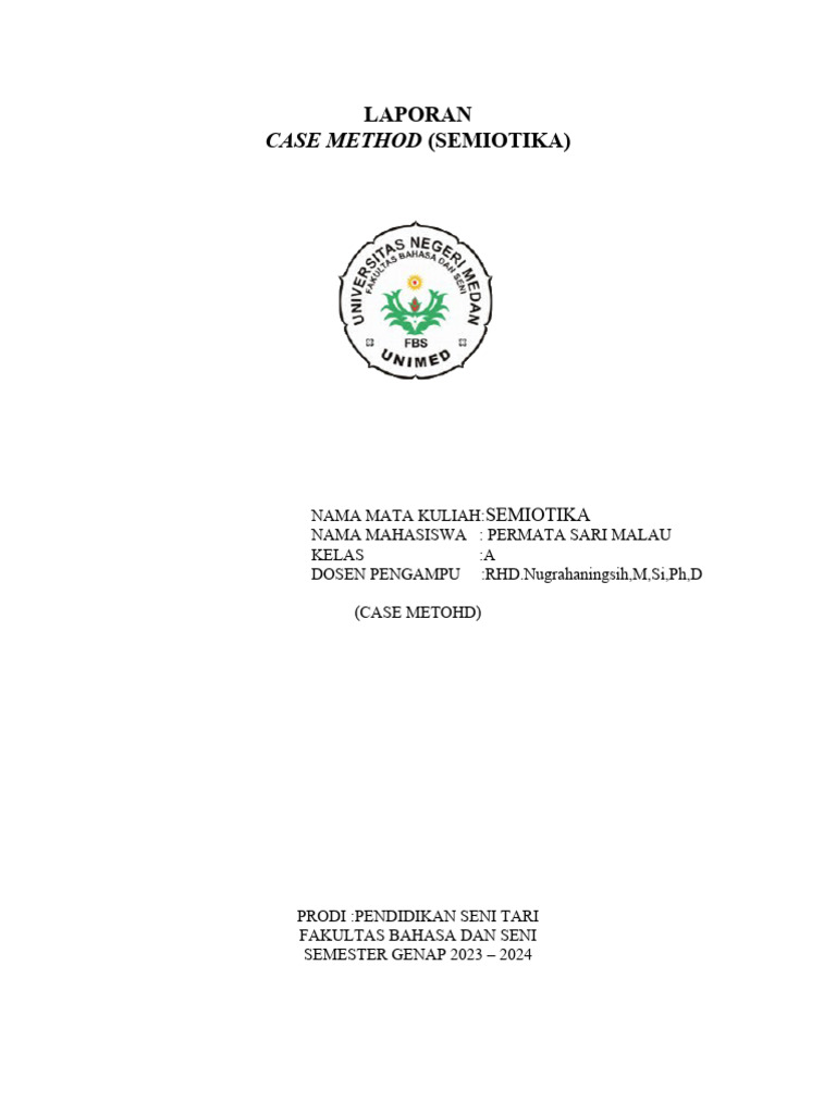 Laporan Case Method | PDF | Seni