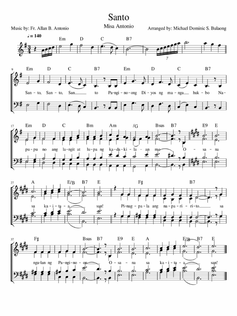 006 Santo - Misa Antonio-1 | PDF