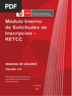 Diptico RETCC | PDF | Documento de identidad