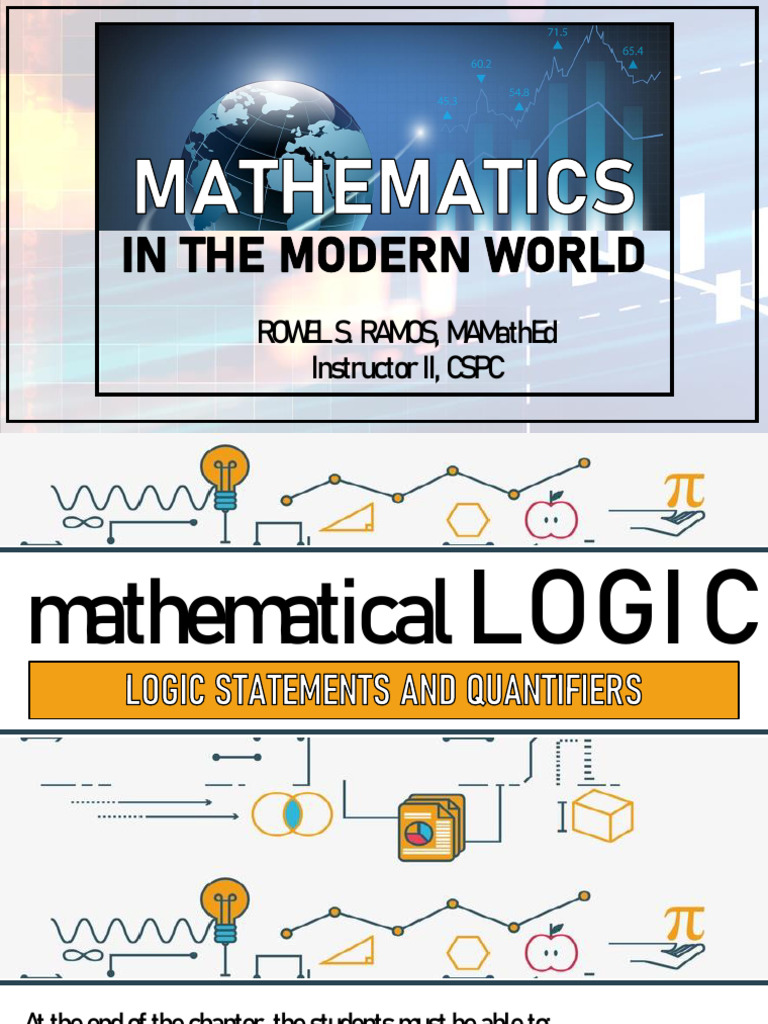 Logic and Propositions in Modern Math | PDF | Logic | Mathematical Logic