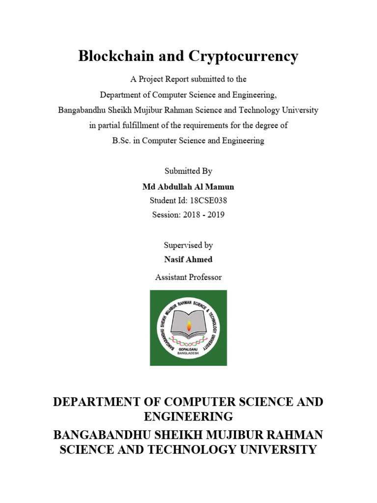 Report 38 | PDF | Cryptocurrency | Computing