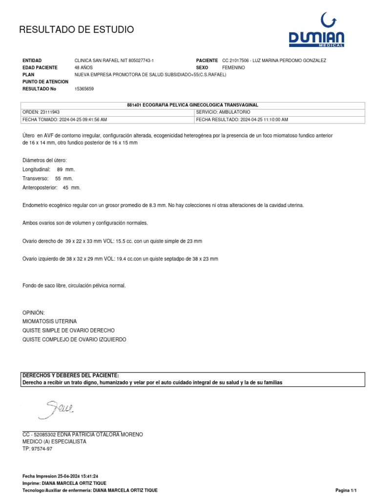 Luz Marina Perdomo Gonzalez | PDF