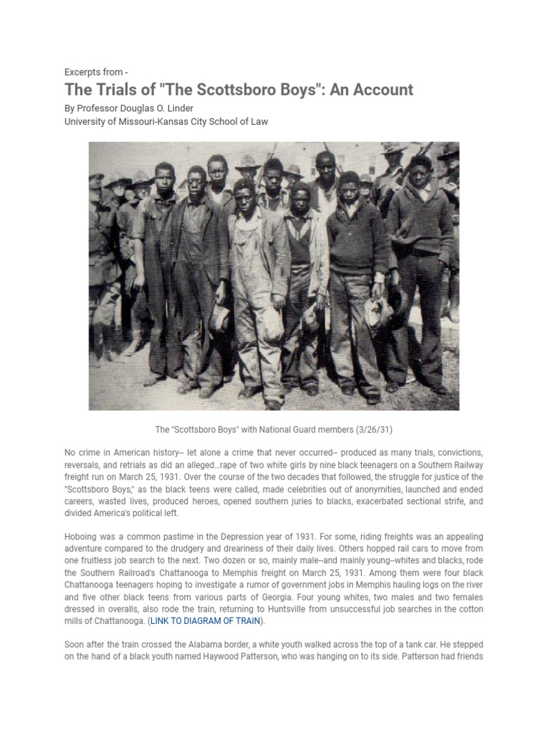 Scottsboro Boys Trials Overview | PDF | Public Law | Judiciaries